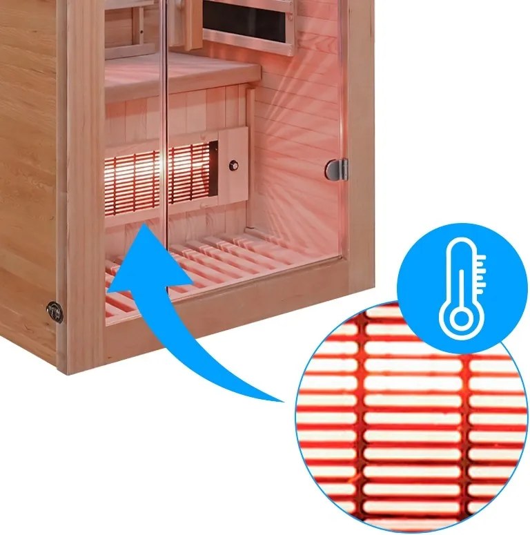 BPS-koupelny Infrasauna Relax  90x90, 1-2 osoby