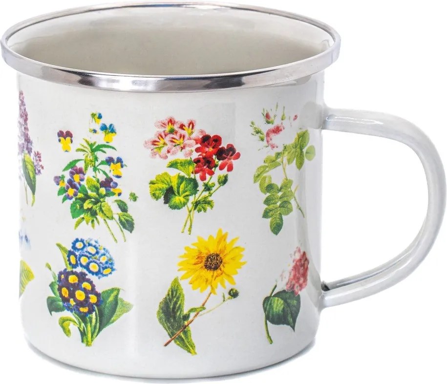 Bílý hrnek 310 ml Vintage Flowers – Sass & Belle