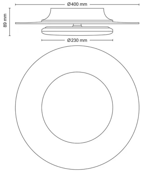 Philips- LED Stmívatelné stropní svítidlo GARNET SCENE SWITCH LED/30W/230V 4000K