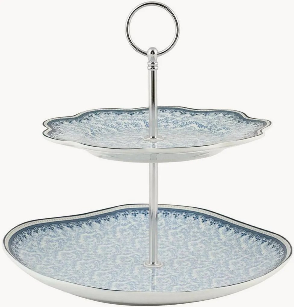 Porcelánová etažérka Blue Dream