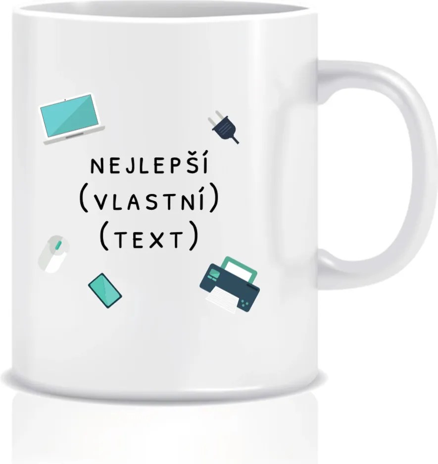 Personalizovaný klasický bílý hrníček 300 ml - nejlepší v oboru