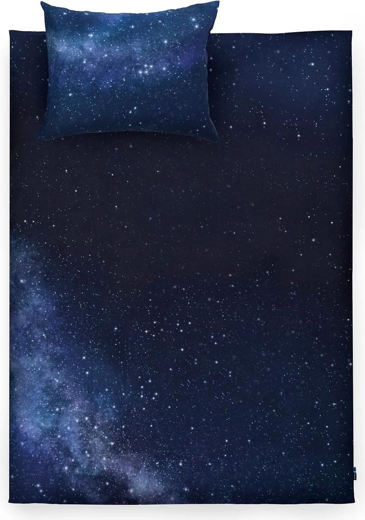 Dětské povlečení Hayka noční obloha 100 x 135 cm