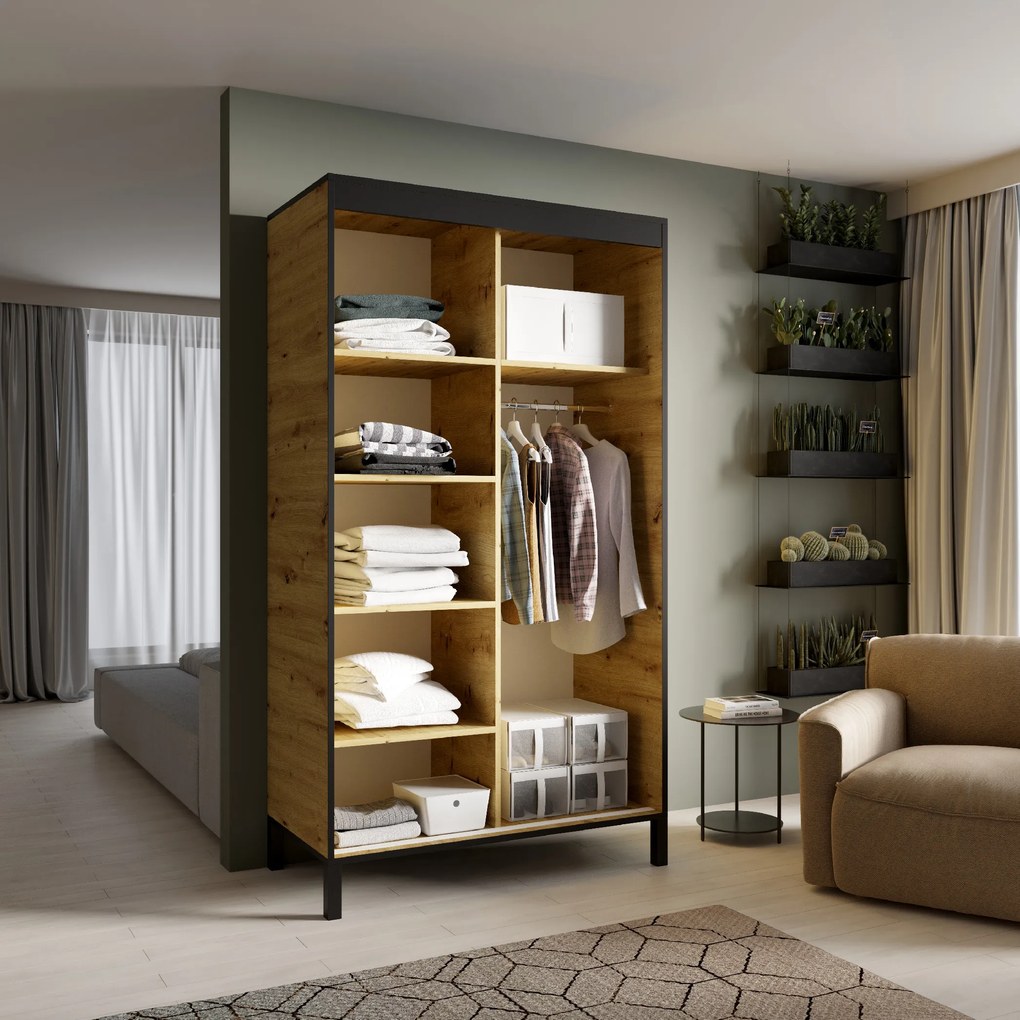 ADRK Furniture Posuvná skříň BRIG 120 SW-BRI-120-A