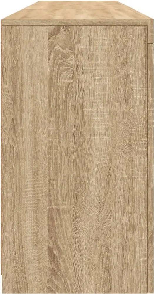 Příborník s LED osvětlením dub sonoma 181,5 x 37 x 67 cm 3209039