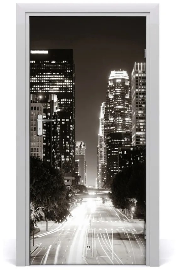 Fototapeta samolepící na dveře Los Angeles noc 85x205 cm