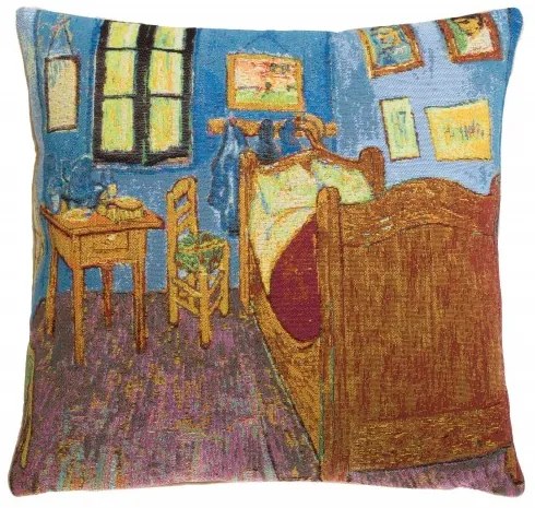 Gobelínový povlak na polštář  - La Chambre by Van Gogh