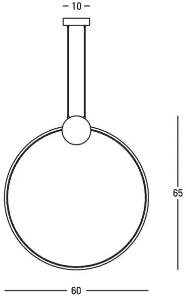 Zambelis 23095 - LED Stmívatelný lustr na lanku LED/24W/230V 3000K černá