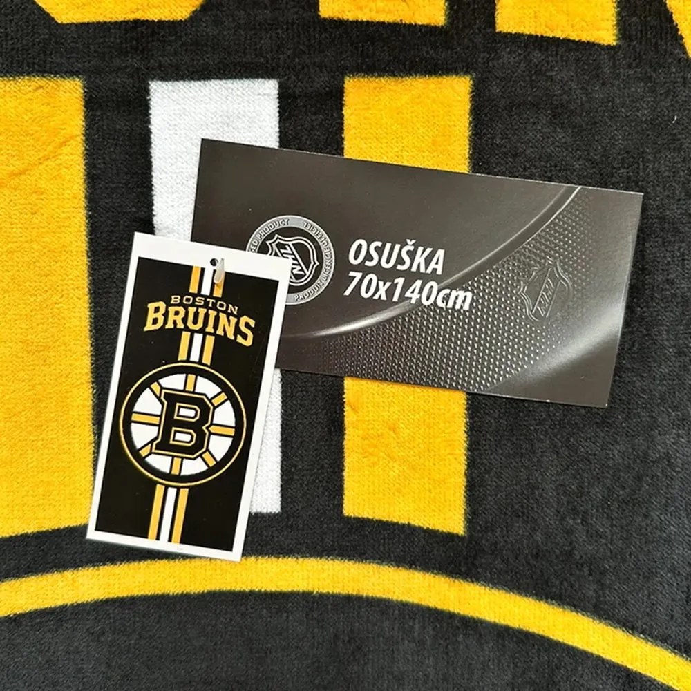Bavlněná osuška Boston Bruins Prestige Black - NHL - 100% bavlna - 70x140 cm