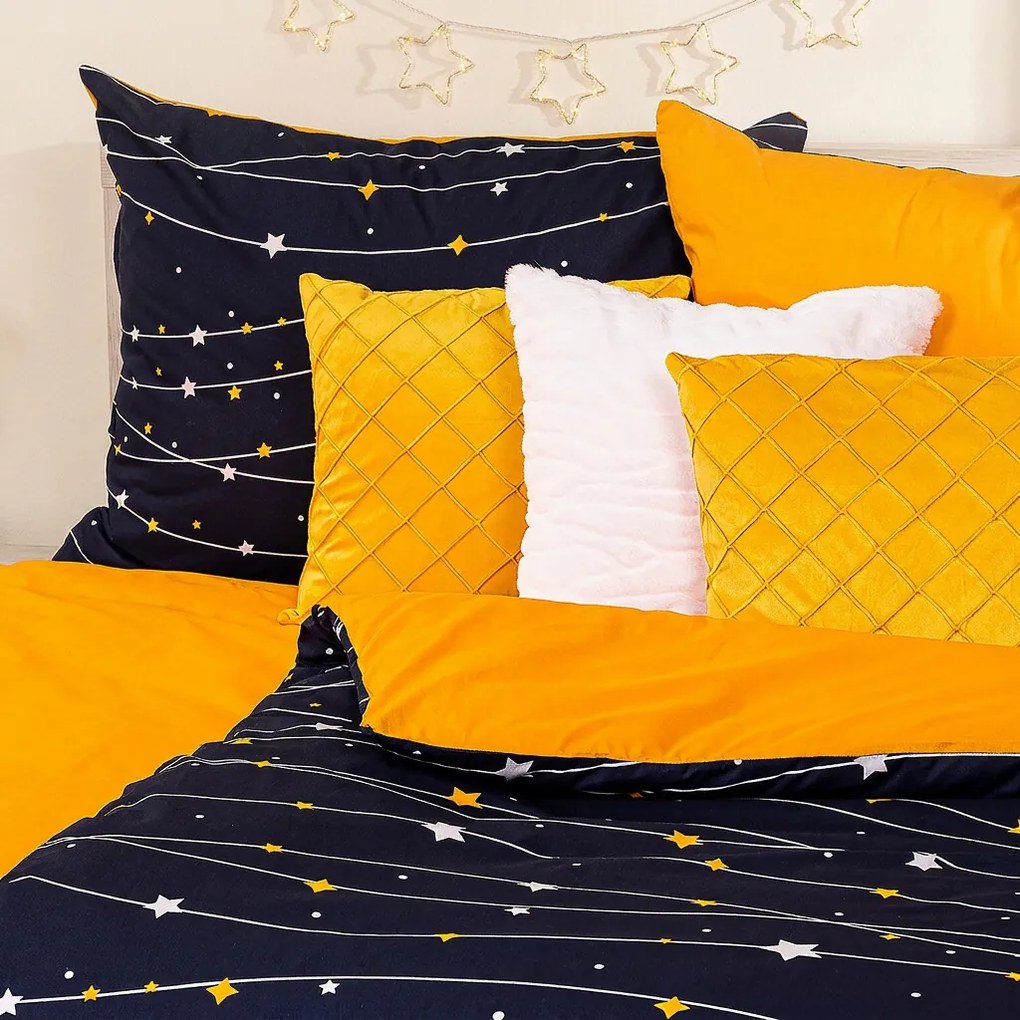 4Home Bavlněné povlečení Night sky, 140 x 200 cm, 70 x 90 cm