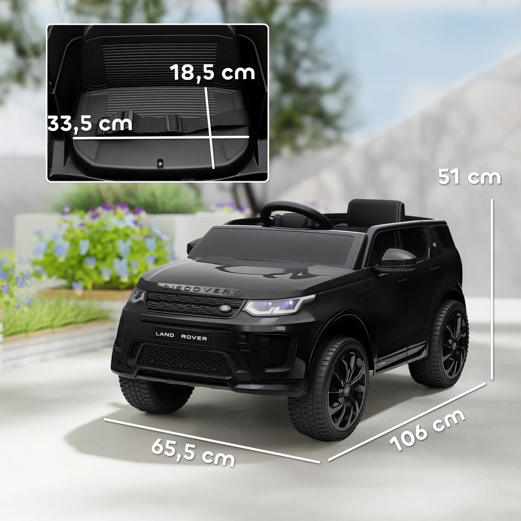 AIYAPLAY dětské elektrické autíčko 12V dětské autíčko s dálkovým ovládáním 2.4G, hudba, klakson, elektrické autíčko s LED světly, připojení USB/MP3, …