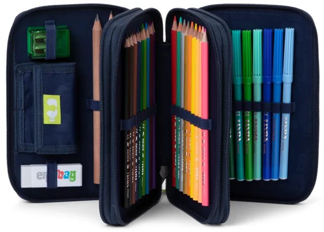 Školní penál Ergobag maxi - Heaven reflexní