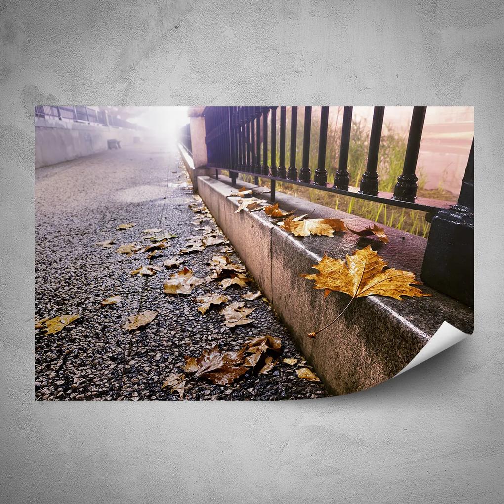 Plakát - Podzim ve městě (60x40 cm) - PopyDesign