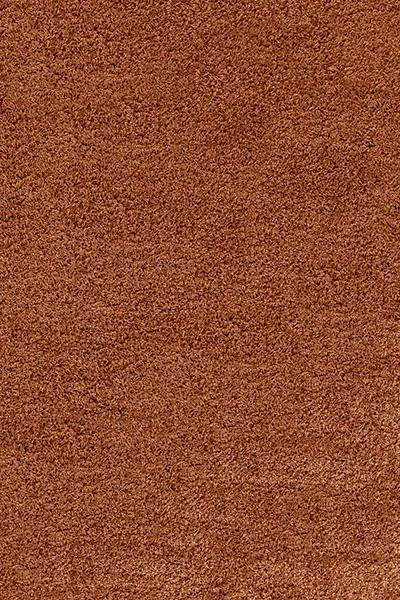 Vopi | Kusový koberec Life Shaggy 1500 terra - Kulatý průměr 80 cm