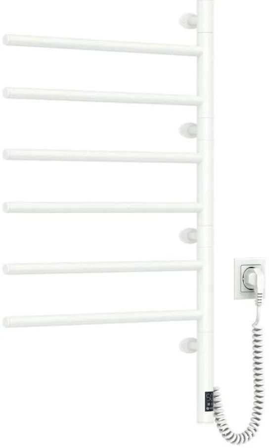 Navin Elektrický otočný sušák na ručníky s term. ARABESQUE 196W/230V 81,8 cm IP44 bílá 12-123033-4880