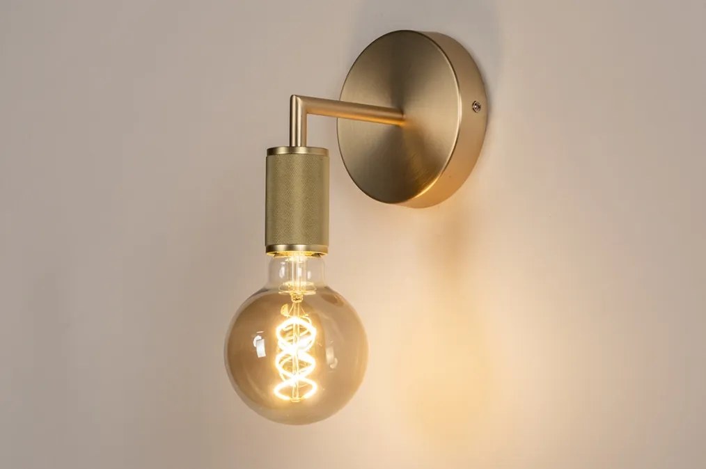 Nástěnné svítidlo Bulb Ave Gold