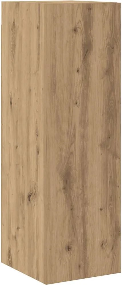 Nástěnné TV skříňky 6 ks dub artisan kompozitní 3328986