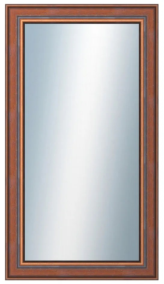 DANTIK - Zarámované zrcadlo - rozměr s rámem cca 50x90 cm z lišty ANGLIE hnědá (561)
