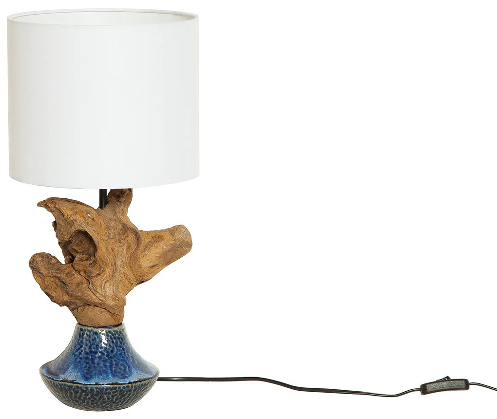 Noble Home Přírodní keramická stolní lampa Sybio, 50 cm