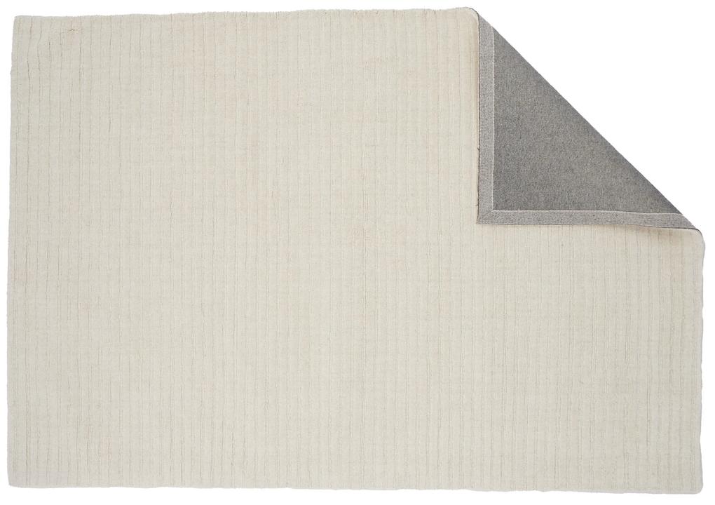 Obdélníkový koberec Milton, bílý, 230x160
