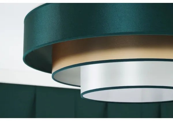 Duolla - LED Stropní svítidlo LUNETA LED/26W/230V pr. 60 cm 4000K zelená/zlatá
