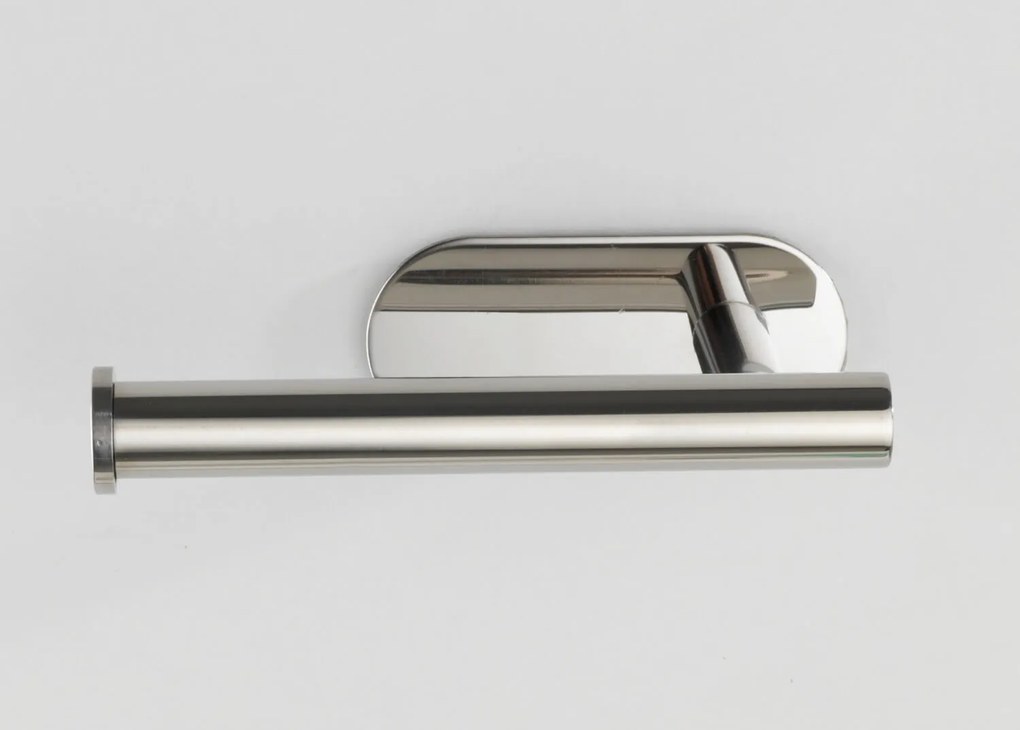 WENKO Držák WC papíru BEZ VRTÁNÍ TurboLoc OREA SHINE kovově lesklý 4x16x7 cm