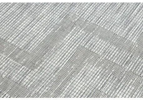 koberec SISAL PATIO 3071 řecký ploché tkaní šedá / béžový velikost 194x290 cm | krásné koberce cz