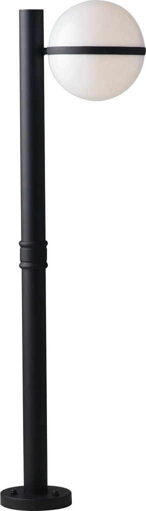 FAN LANT-ORBIT/P1 Sloupkové svítidlo PALETTO ORBIT černá, 1xE27, IP44, 100 x 26 cm - FANEUROPE
