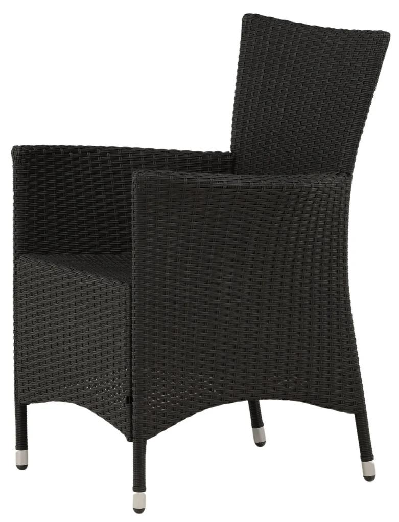 Jídelní židle Knick, 2ks, černá