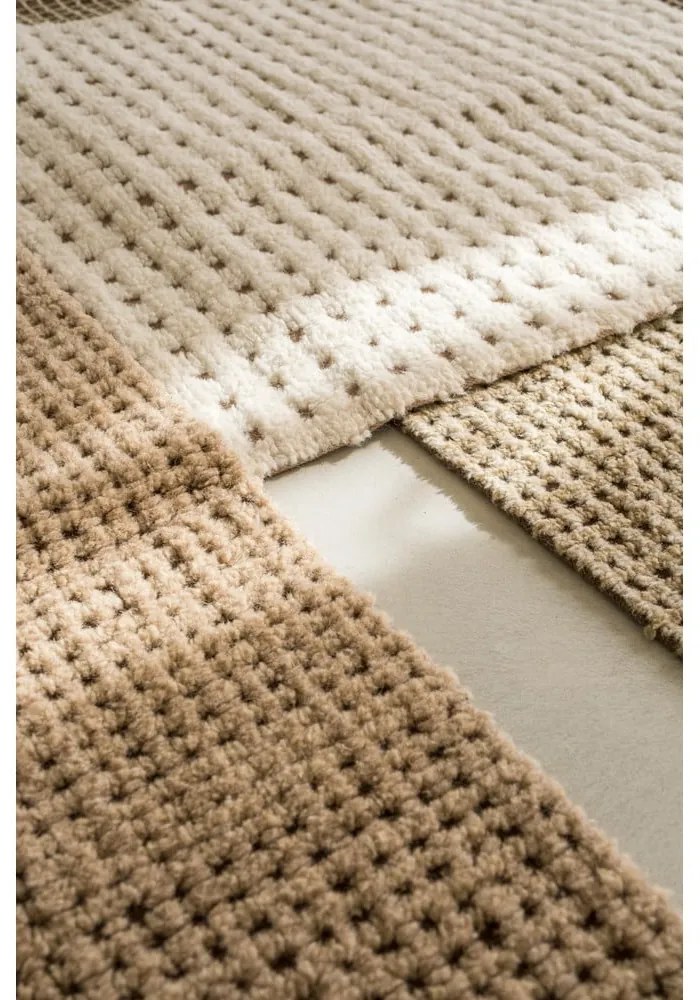 Slonovinový pratelný/ručně tkaný vlněný koberec 170x240 cm Unexpected Wool – Lorena Canals