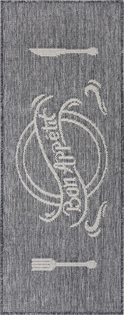 Hanse Home, Běhoun Cucina Bon Appetit 105622 Grey Cream, 92x150, šedá, kuchyně