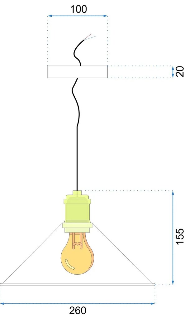 Toolight Černé stropní osvětlení Porto