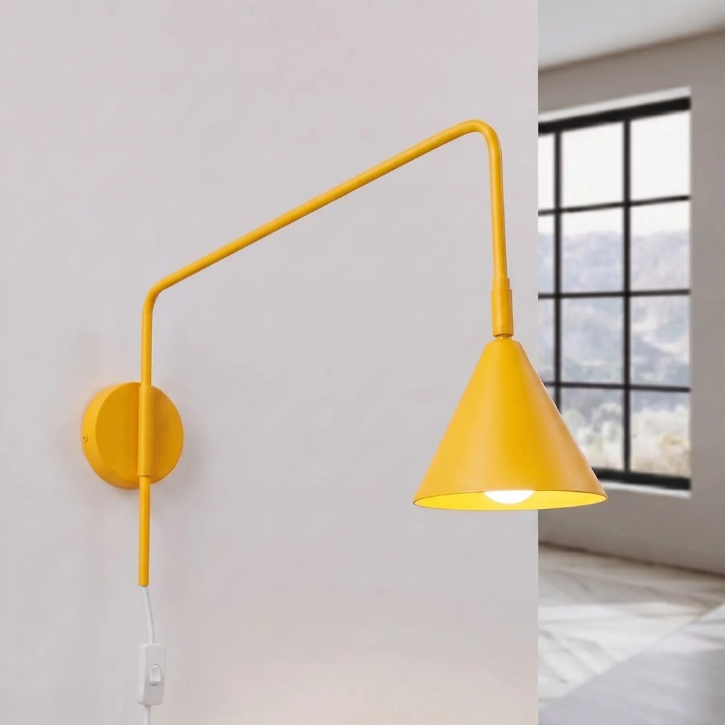 Sollux Lighting Nástěnné svítidlo NOX žluté