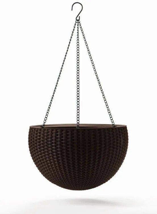 Keter Květináč Keter Hanging Sphere whiskey hnědý KT-610122