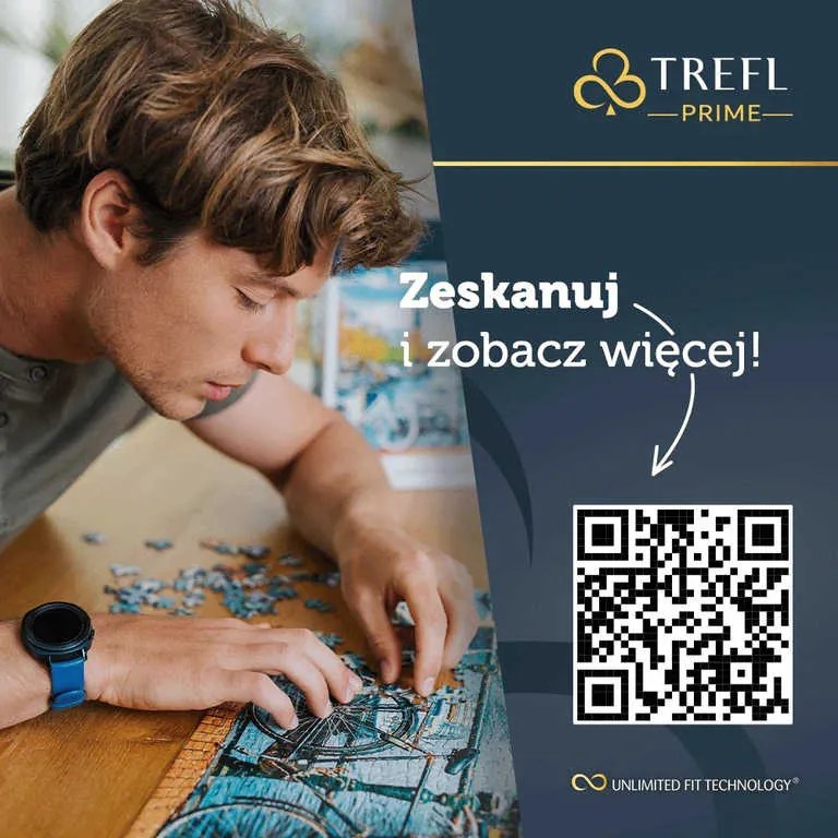 TREFL PUZZLE UFT Prémiové Odraz města Perth 85x85cm 1500 dílků skládačka tr26190