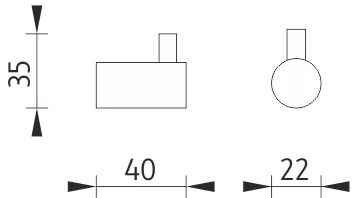 Nimco Háček jednoduchý BORMO - BR 11054-26