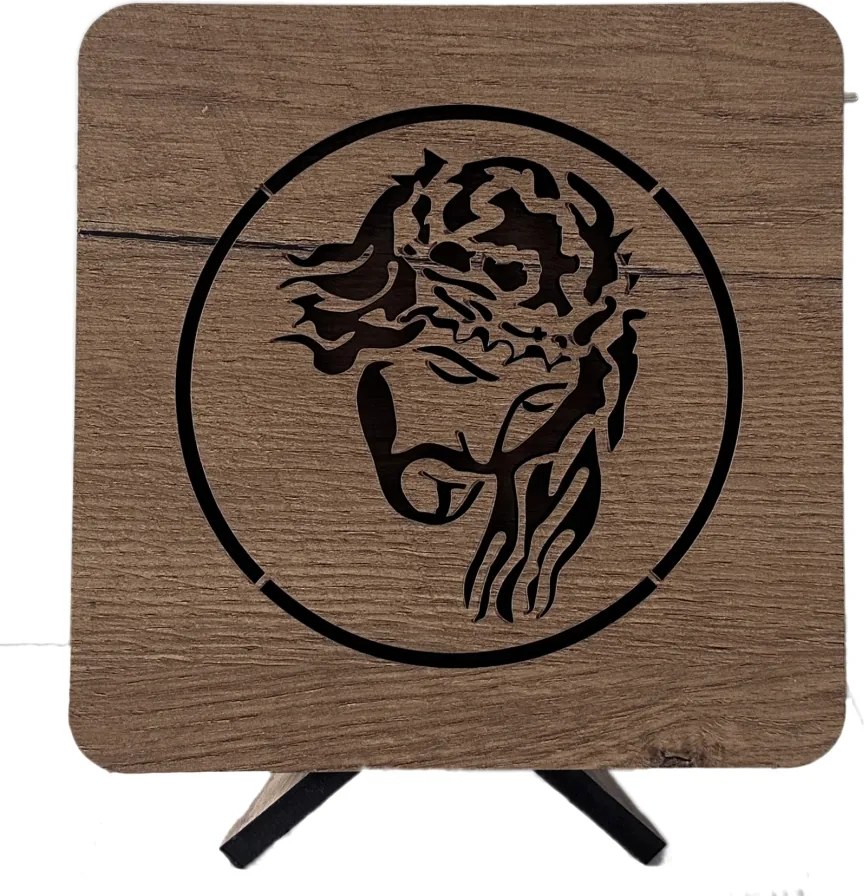 Li-Go "Ježíš s trnovou korunou" lampa 19x19 cm provedení povrchu: bílá