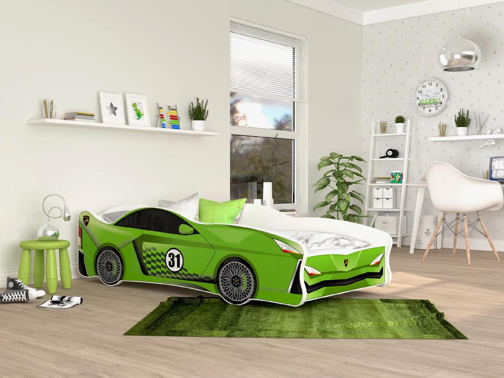 Svět pokojů Dětská postel auto 160 - (20) Matrace: Ano