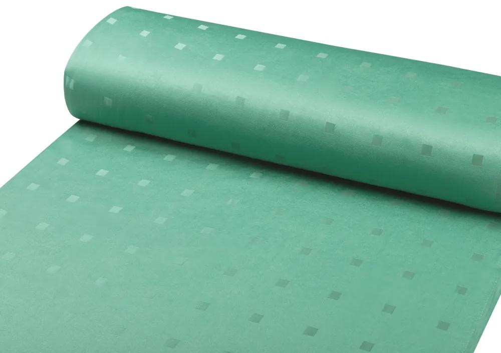 Biante Dekorační povlak na polštář PM-023 Čtverečky na světle zeleném 40 x 40 cm