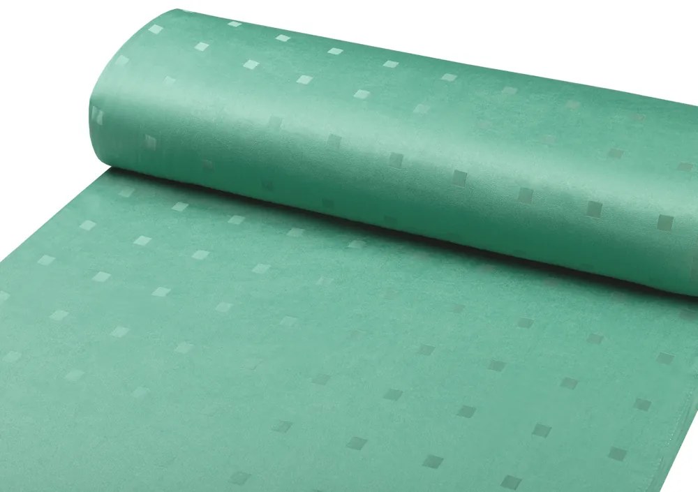 Biante Dekorační povlak na polštář PM-023 Čtverečky na světle zeleném 50 x 60 cm