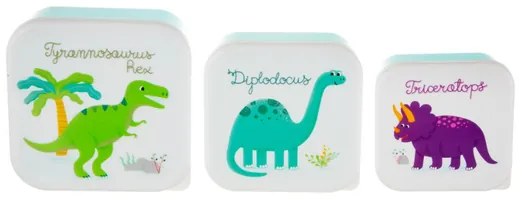 Krabičky Dinosaurus, set 3ks