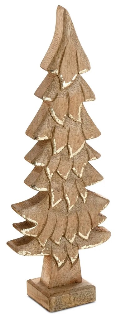 DEKORAČNÍ FIGURKA WOOD2 SADA 2KS 15X41 CM VÍCEBAREVNÁ