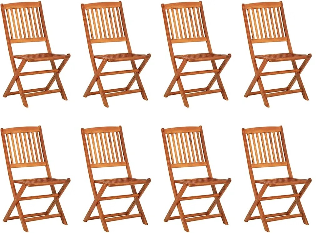 9dílný zahradní jídelní set 180x90x75 cm masivní akáciové dřevo 3086973