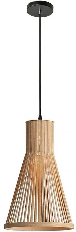 Toolight Toolight, stropní svítidlo 1xE27 APP1271-1CP, přírodní hnědá, OSW-02403