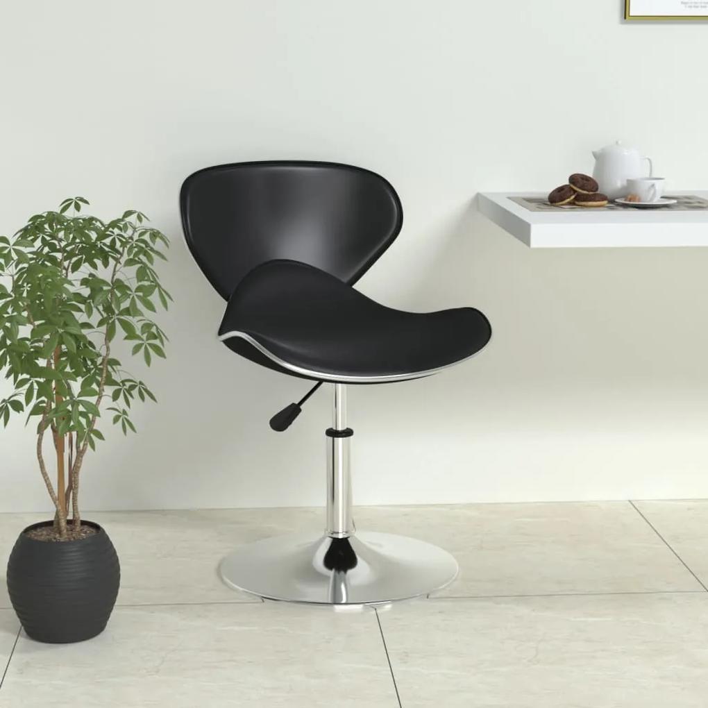vidaXL Barová stolička umělá kůže [335110] Barva: Černá