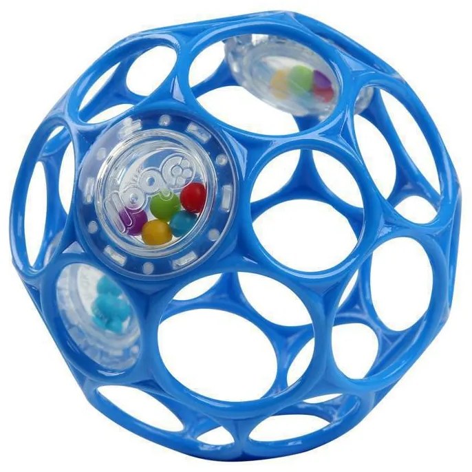 Bright Starts Míček OBALL RATTLE s chrastítkem 10 cm Zelená