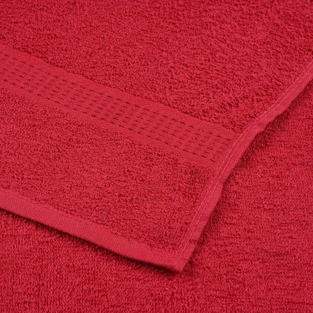 Saunové osušky FROGN 2 ks červené 80x200 cm 360 g/m² 136935
