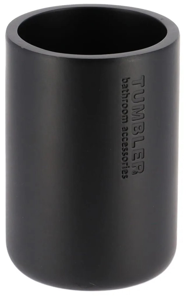 Koupelnový pohár Loudis, černá, 350 ml