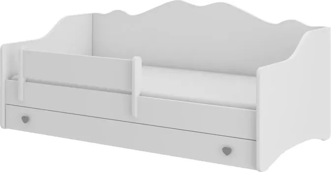 Postel s matracem EMKA Gray, White 160x80