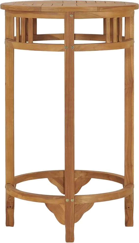 Barový stůl Nyman - O 60 cm | masivní teakové dřevo