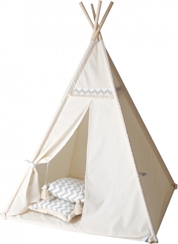 Vigvam design Indiánské Nature Teepee - PĚTIÚHELNÍKOVÉ BEZ DOPLŇKŮ